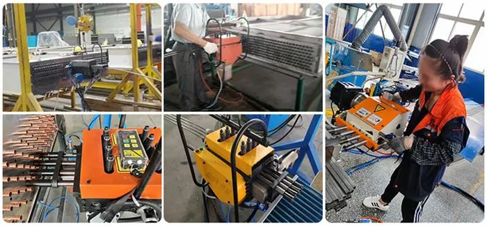 Heat exchanger tube expander machine